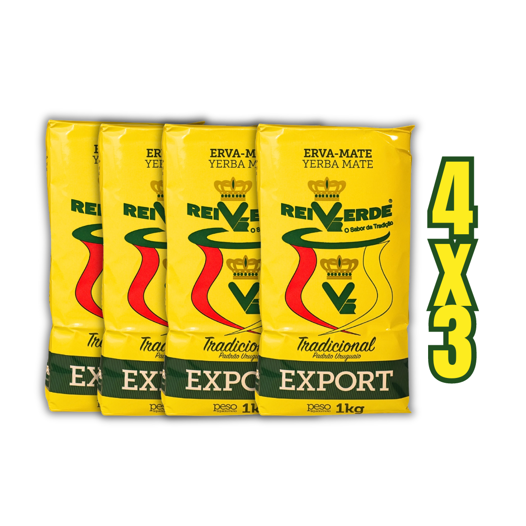 Promoción 4x3 Rei Verde Tradicional 1kg – Yerba mate Rei Verde Chile CL